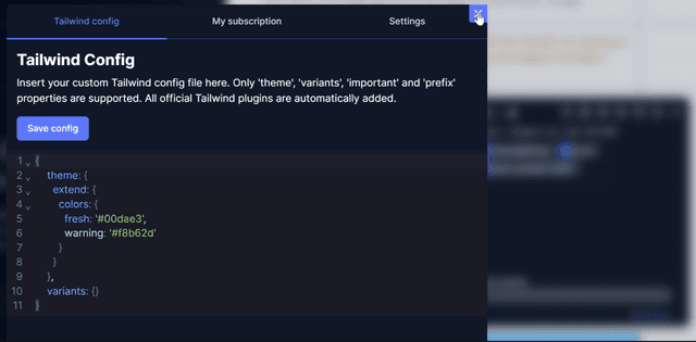 Tailscan - Browser inspector for Tailwind CSS