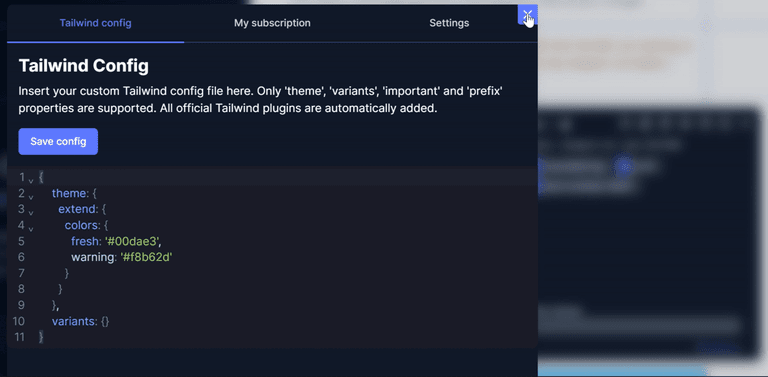 Tailscan - Browser inspector for Tailwind CSS