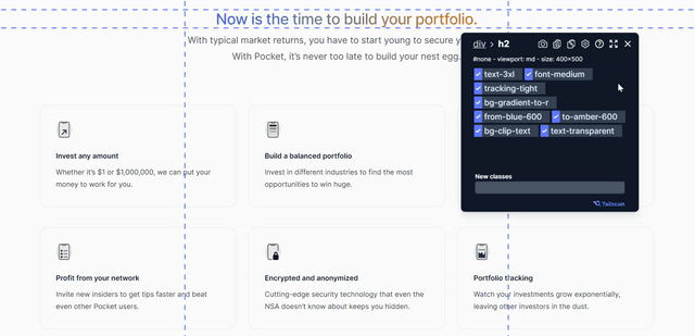 Tailscan - Browser inspector for Tailwind CSS