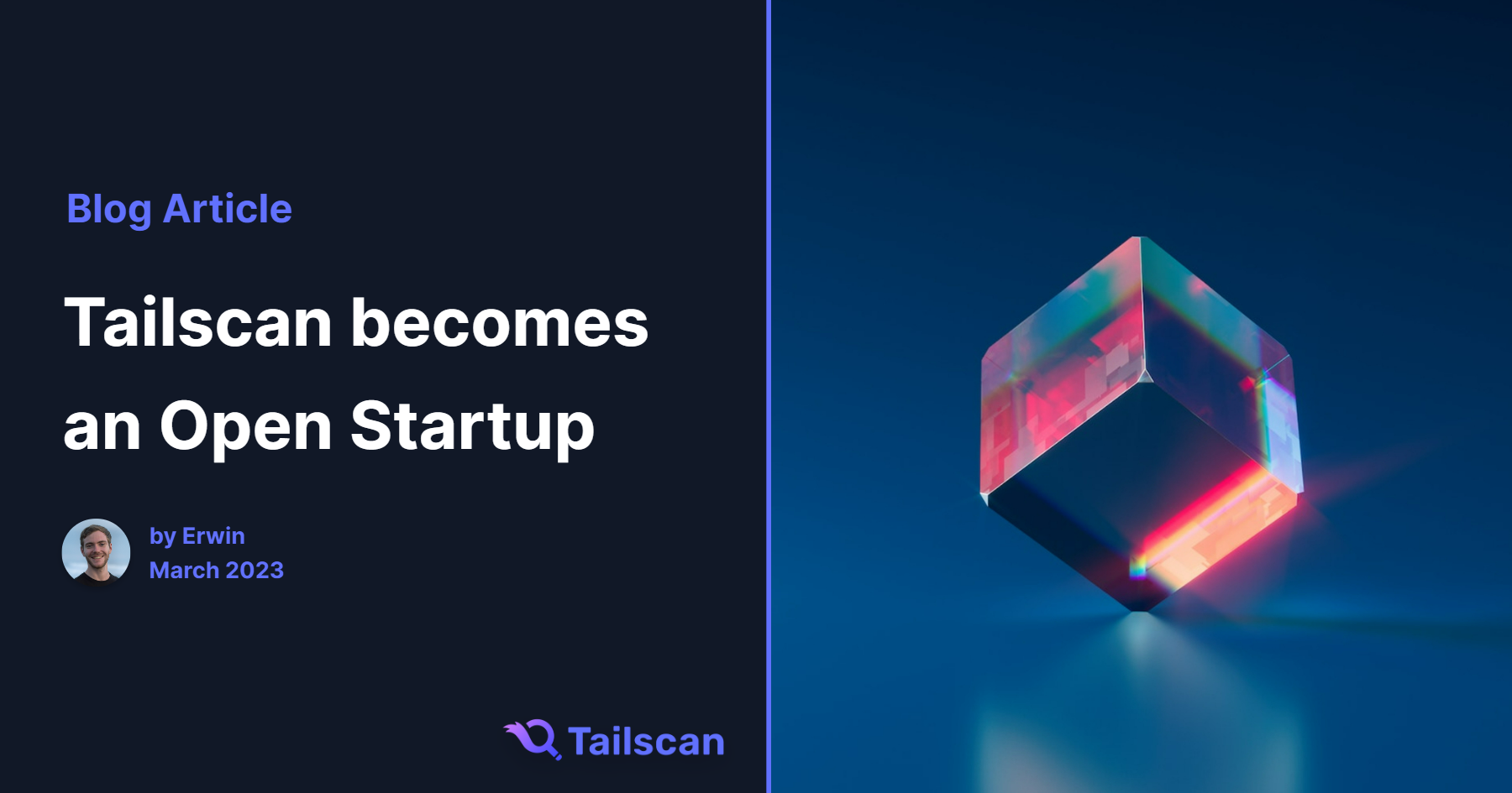 Tailscan is now an Open Startup